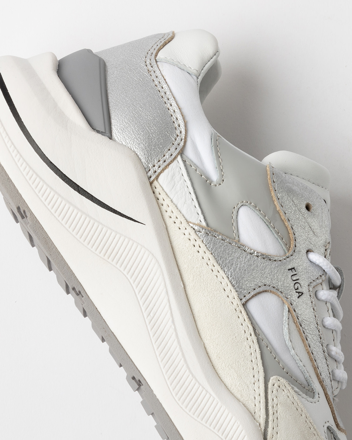 D.A.T.E. Sneakers FUGA LAMINATED SILVER | Date shoes